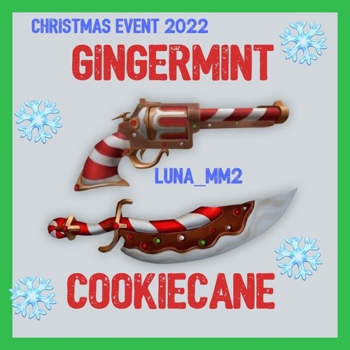COOKIECANE GINGERMINT SET Mm2 ️ Christmas 2022 Event ️ Super Fast ...