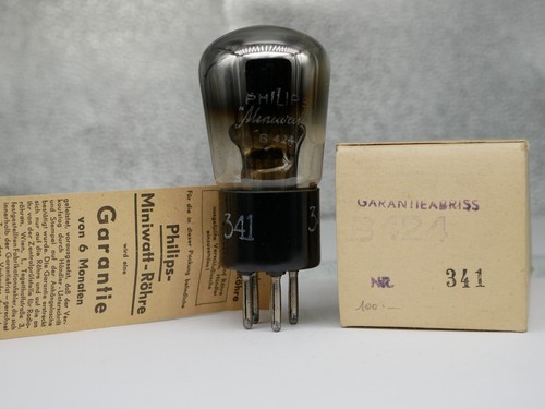 1x B424 = A430 = PM3D Philips Miniwatt New in Box Tests Tube Wehrmacht ...