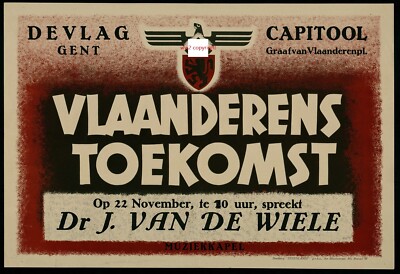 Photo Légion Flandern Belgique Niederlande Langemarck Devlag All Wh ...