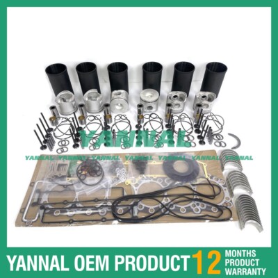 6x 6M61 Engine Overhaul Rebuild Kit For Mitsubishi diesel engine | eBay