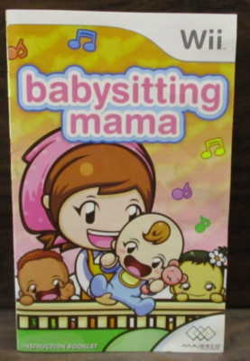 babysitting mama Nintendo Wii Original Instruction Manuals Only | eBay
