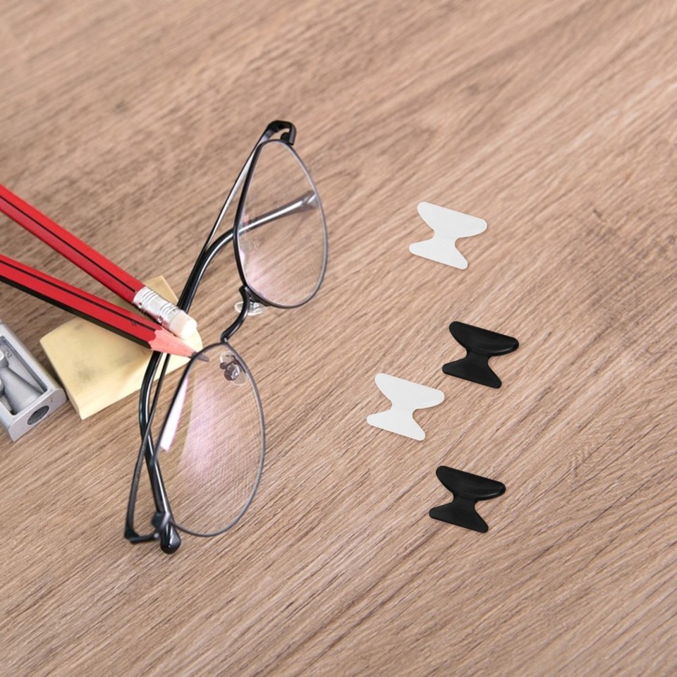 10 Pairs Silicone Eyeglasses Nose Pads Butterfly Anti Nose Bridge ...