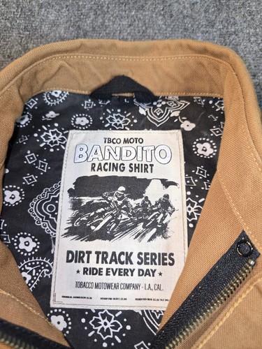 Tobacco Motorwear Company Bandito Riding Shirt Jacket Canvas Men's ...