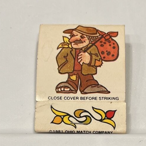 Hobo Definition Man with Sack on a Stick Matchbook | eBay