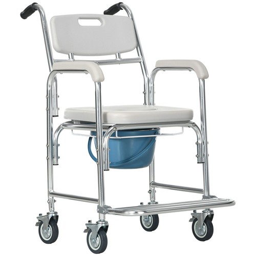 Lightweight Medical Aid Mobility Chair With Fold Up Footrest And Padded ...