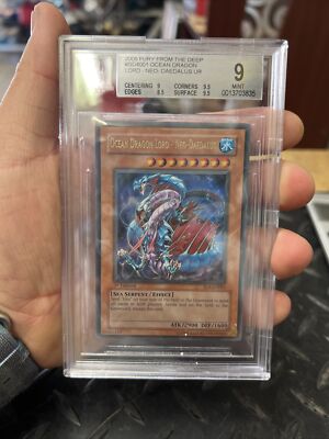 Yugioh OCEAN DRAGON LORD NEO-DAEDALUS SD4-EN001 1st Ed Ultra Rare Holo ...