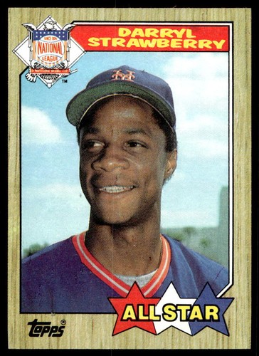 Darryl Strawberry 1987 Topps 601 New York Mets Baseball Card | eBay