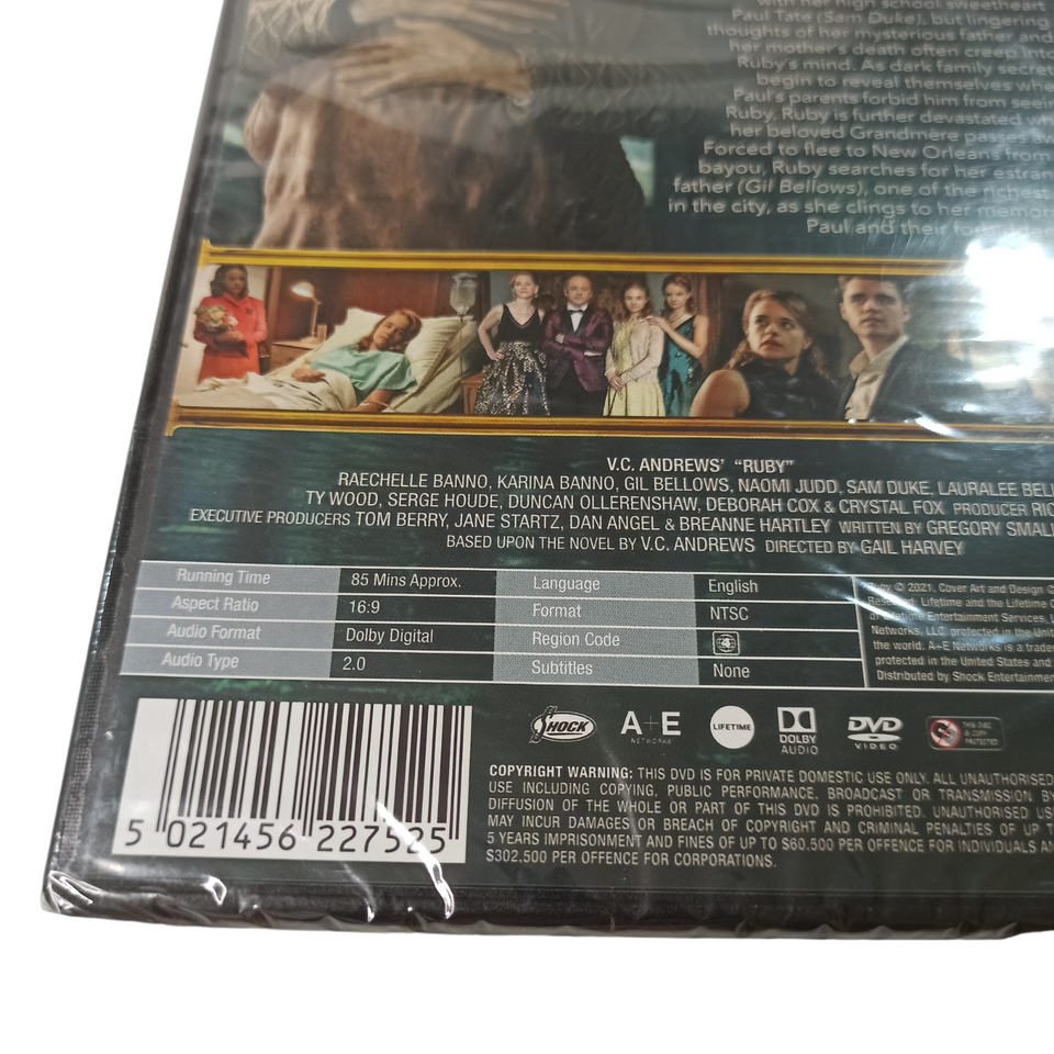 VC Andrews' Ruby DVD Drama Family Mystery Thriller Secrets Romance ...
