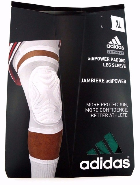 adidas Techfit Adipower Padded Leg Sleeve Knieschützer Knieschoner NBA ...