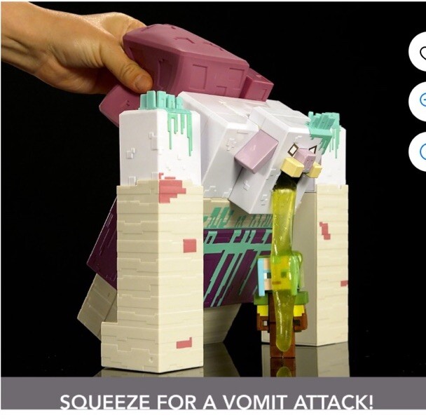 Minecraft Legends Action Figure Devourer With Slime Attack Action Great ...