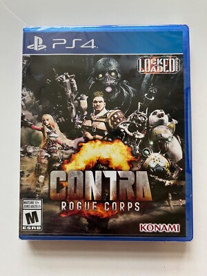 CONTRA Rogue Corps Playstation 4 PS4 New Factory Sealed Locked and ...