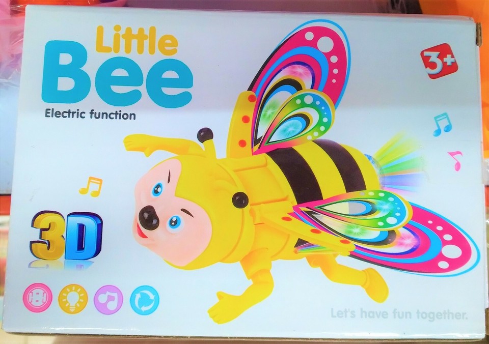 Electric Fun Action Dance Music Flashing Light Little Bee Toy Baby Girl ...