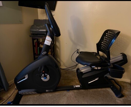 Nautilus R618 Recumbent Exercise Bike - Black for sale online | eBay