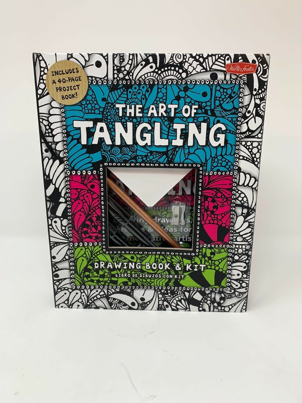 The Art of Tangling Drawing Book & Kit : Inspiring Drawings, Designs ...