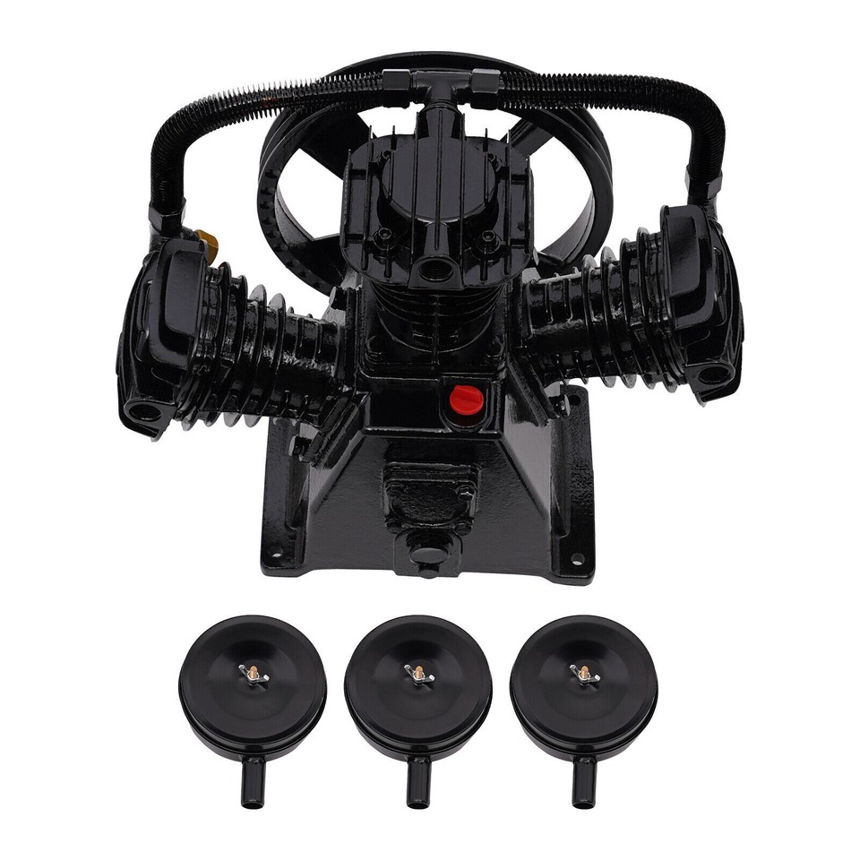 5-HP Single-Stage Inline-Twin Replacement Air Compressor Pump 3 3 ...