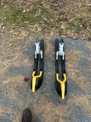 Skidoo Rev XP Split Rail Skis Spindles Carbides | eBay