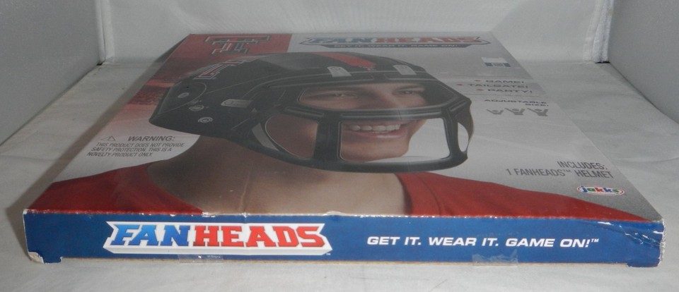 Texas Tech University TTU Red Raiders FanHeads Football Helmet Hat Cap ...