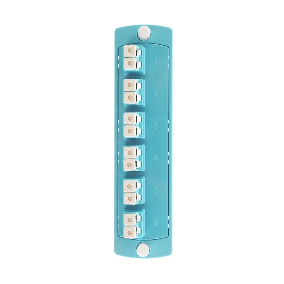 Leviton 5F100-2QL Opt-X 50/125um Multimode OM3/4, Duplex LC, 12 Fibers ...