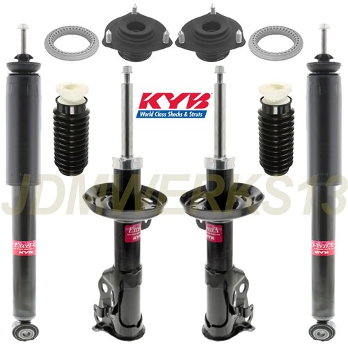 KYB 4 STRUTS SHOCKS Strut Mounts & Boots KIT for TOYOTA RAV4 01 02 03 ...