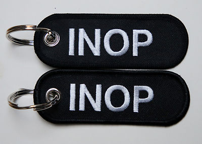 Keyring BOEING INOP inoperative unserviceable keychain pilot mechanic ...