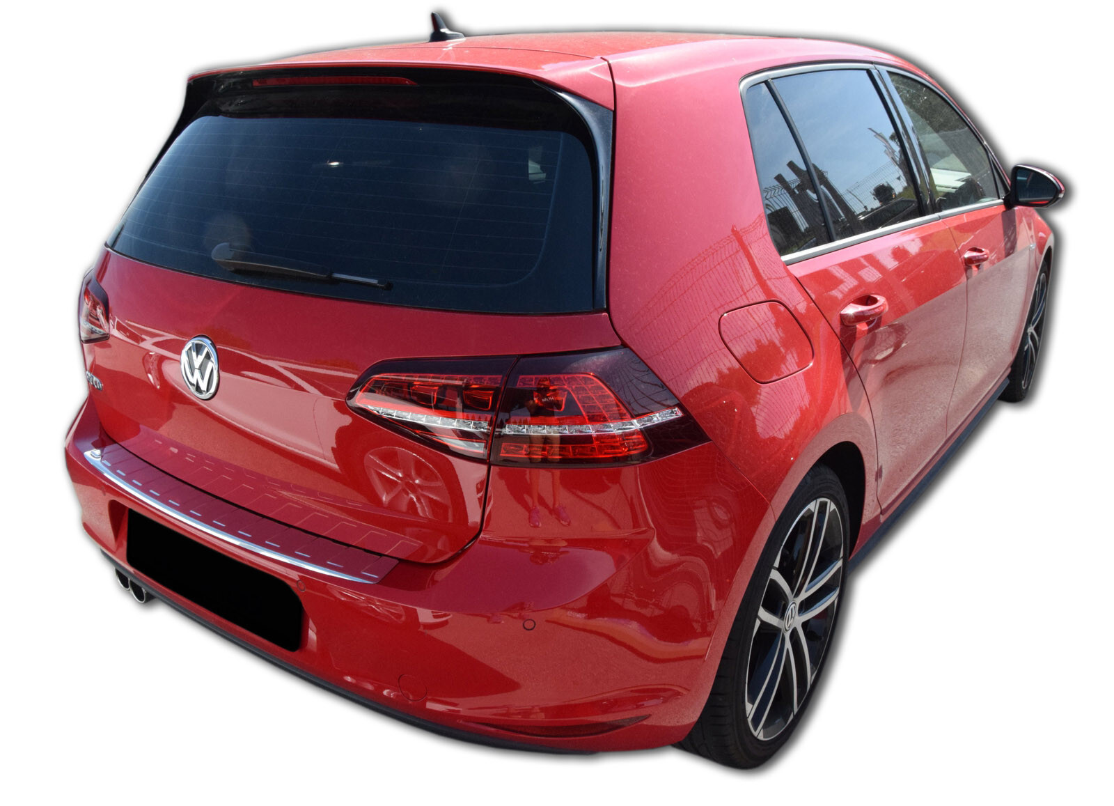 Rear Bumper Sill Protector For VW Golf Mk7 2012-2019 Hatchback ...