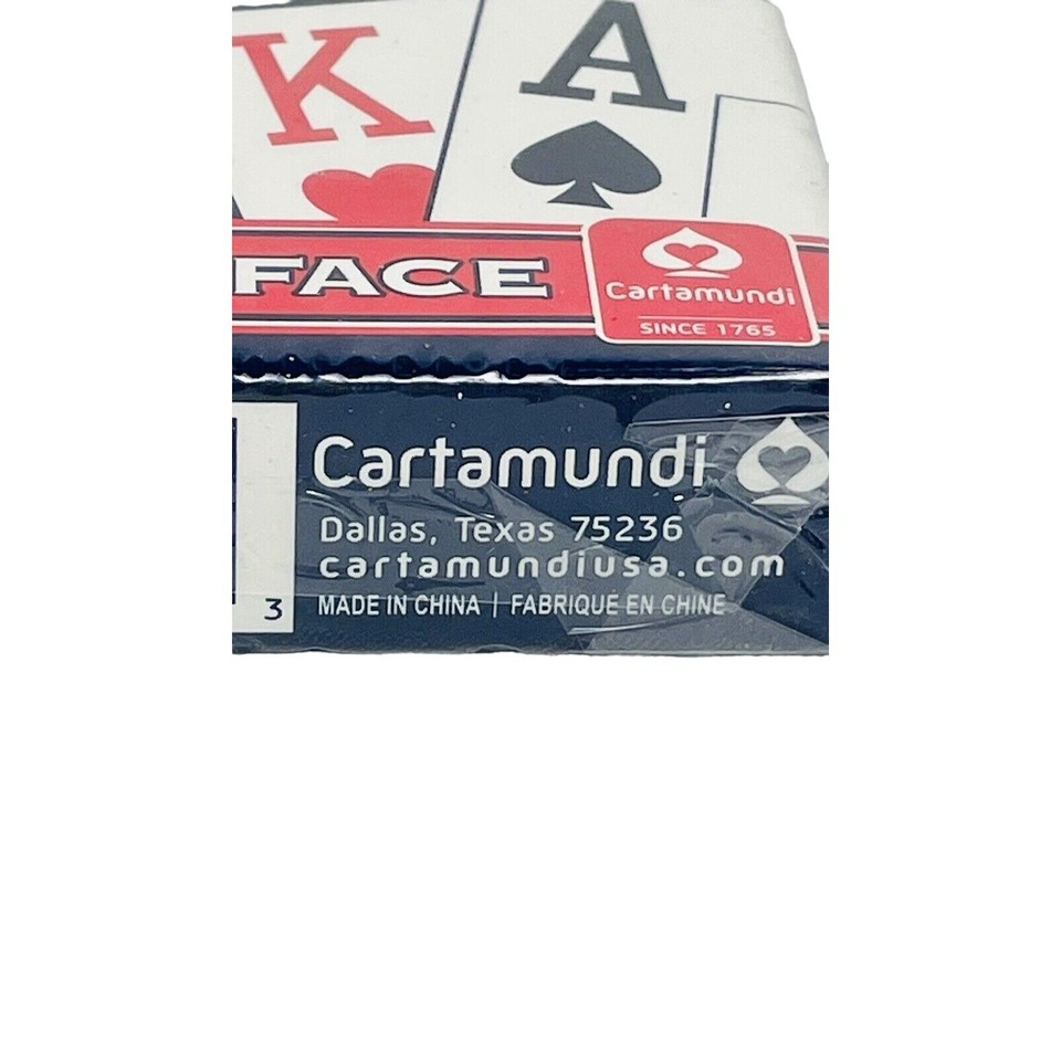 Cards New Cartamundi Classic Brand Jumbo Faced Playing Deck Red Sealed ...
