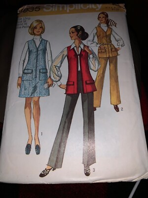 Simplicity Sewing Pattern 8935 Size 12 mp Miss Petite Pants Dress Uncut ...