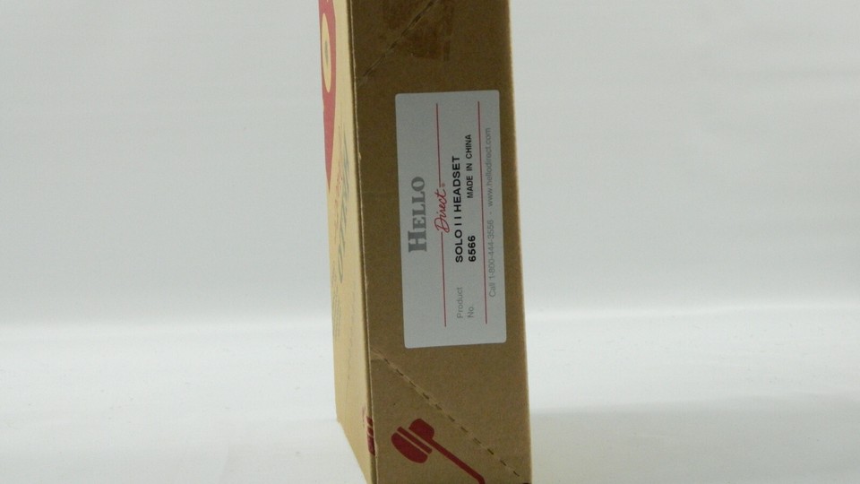 HELLO DIRECT 6566 SOLO OVER-EAR HEADSET, OLD STYLE WITH EXTRA EAR ...