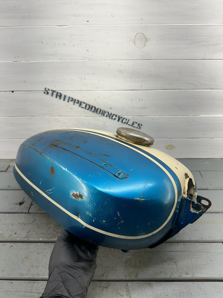 Harley 1963 Sportster Turtle Gas Tank HI-Fi Turquoise 1963 1964 1965 ...