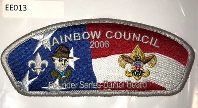 Boy Scout Rainbow Council 2006 Founder Series Daniel Beard Gray Border ...