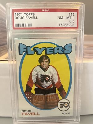 1971 Topps Hockey #72 Doug Favell PSA 8.5 | eBay