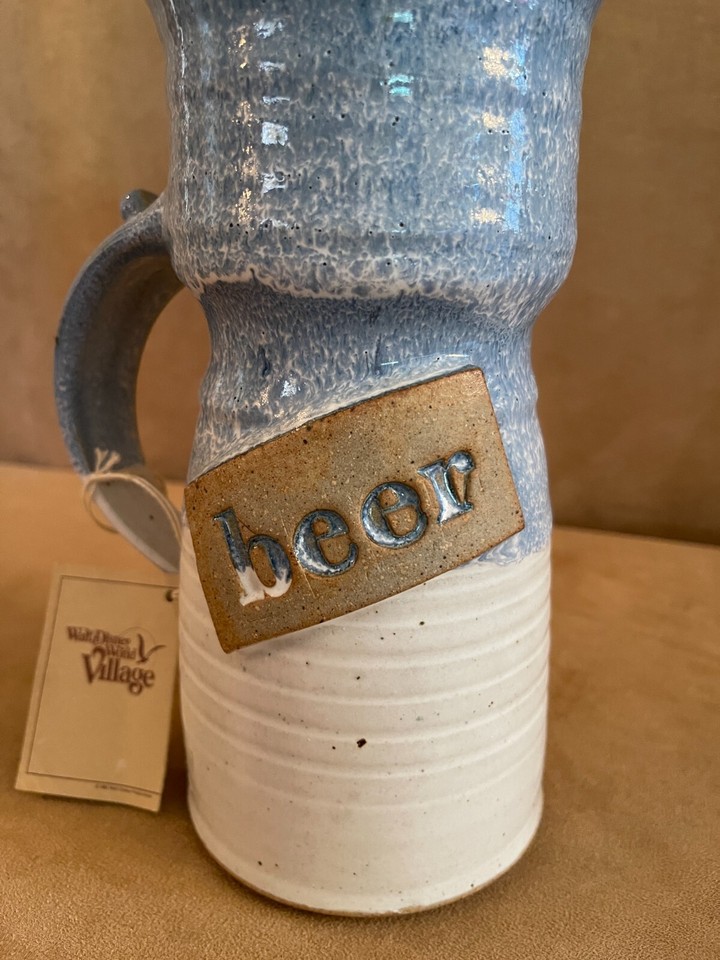 1980s Walt Disney World The Village Potter Wagner Hand Made Mug Beer ...