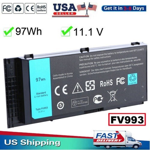 Battery Tech WW4XY-BTI AC DELL G5 5590 PRECISION M6600 M6700 ...