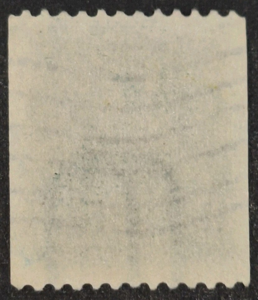 Benjamin Franklin 1c (Coil)Flat Plate Scott 316 ; Perf 12 Horizontally ...