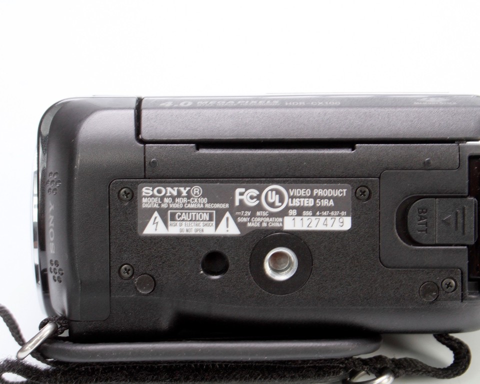 Sony HDR-CX100 High Definition Camcorder (Black) w/ 8GB Internal Memory ...