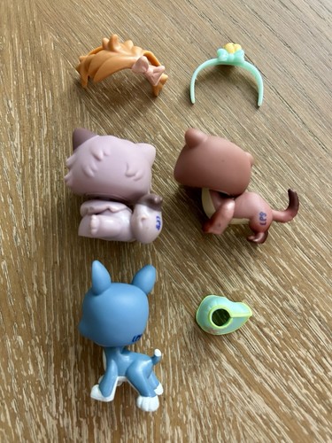 Littlest Pet Shop LPS Authentic 1025 Dog 1026 Ferret 1027 Persian Cat ...