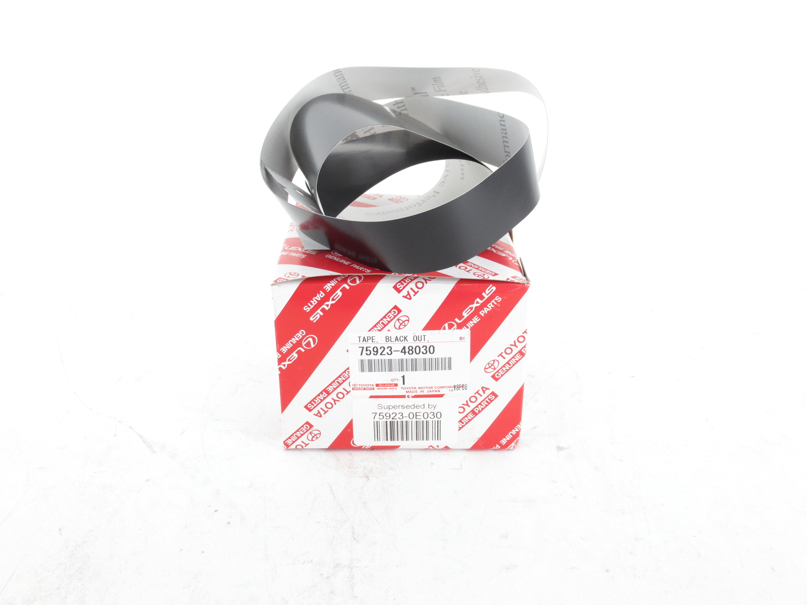 Genuine OEM Toyota 75923-0E030 Passenger Rear Black Out Tape 2008-13 ...