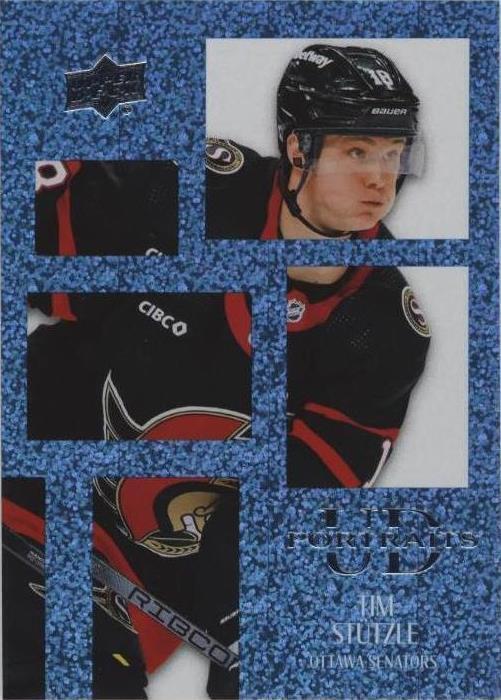 2024-25 Upper Deck Series 1 - Ud Portraits Tim Stutzle #P-21 Speckle ...