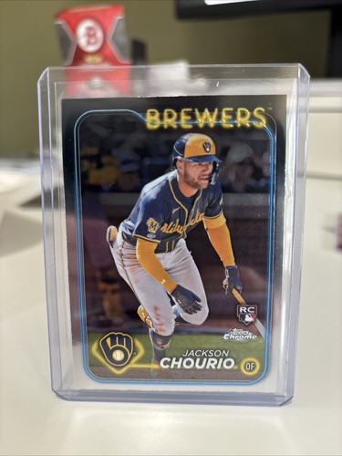 JACKSON CHURIO 2024 Topps Chrome CHROME ROOKIE Milwaukee Brewers MLB RC ...