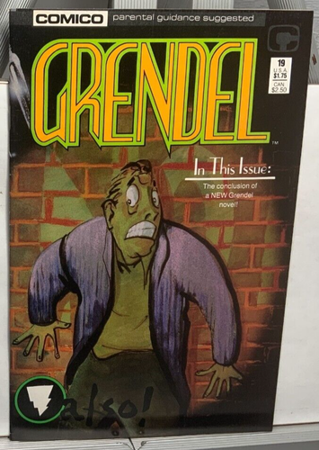 Grendel #19 Matt Wagner 1st chapter Mage story Comico 1988 | eBay