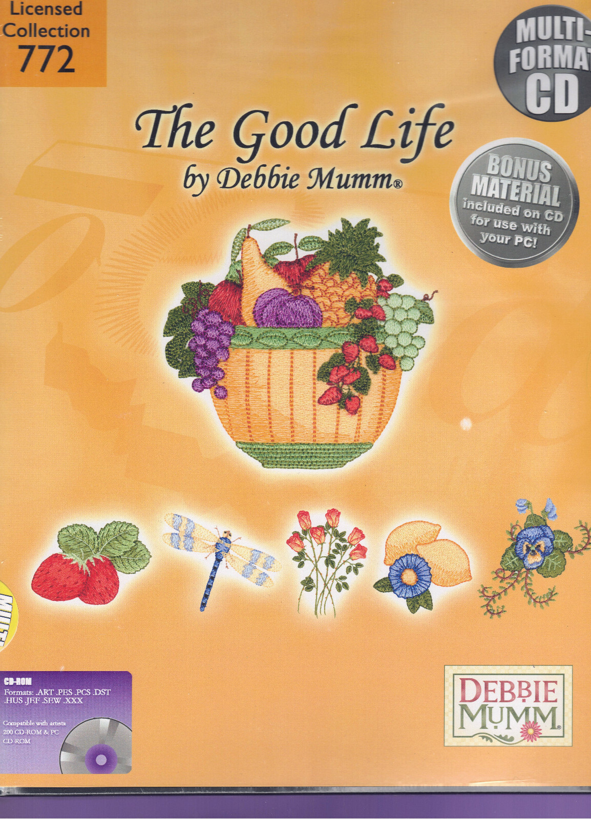 The Good Life Debbie Mumm Multi-Format Machine Embroidery Designs CD | eBay