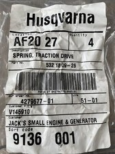 Qty+2+Genuine+Husqvarna+532179479+Spring+Primary+Drive for sale online ...