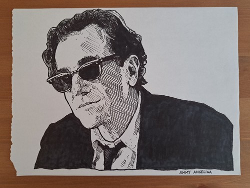 Daniel Day-Lewis---Original drawing by Jimmy Angelina from the book BE ...