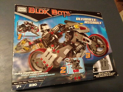 MEGA BLOK TRANSFORMING BLOK BOTS ULTIMATE ASSAULT TRIPLE TRANSFORMATION ...