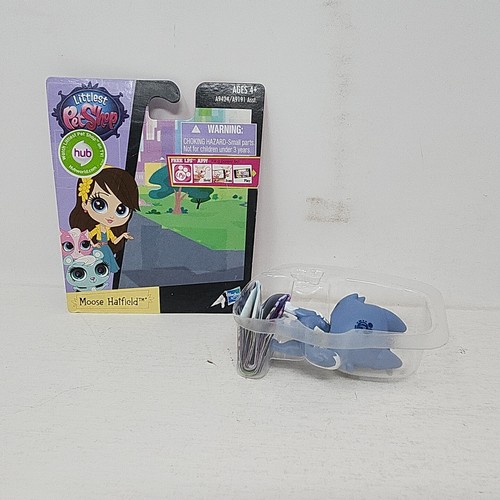 2014 Littlest Pet Shop Moose Hatfield 3659 Husky Single Deco Bit A9424 ...