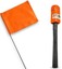 Orange Marking Flags 1000 Pack - 4x5-Inch Marker Assorted Sizes ...