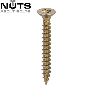 6mm WOOD SCREWS COUNTERSUNK POZI CHIPBOARD TIMBER MULTI PURPOSE SCREWS ...