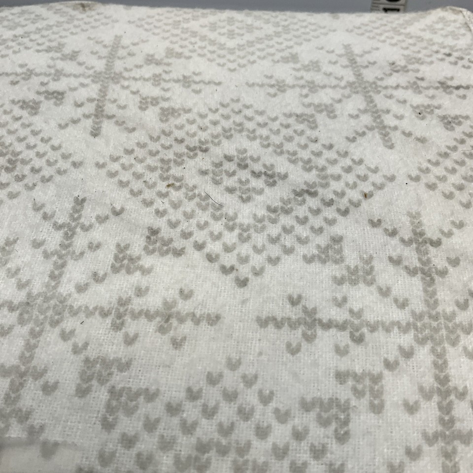 Cuddl Duds Flannel Sheet Set Queen Bedding Set Gray Fairisle NEW DEEP ...