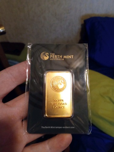The Perth Mint Gold Bar 1 oz Assay Card Included Random Serial Number ...