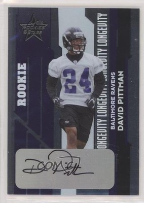 2006 Leaf Rookies & Stars Rookie /50 David Pittman #170 Auto RC | eBay